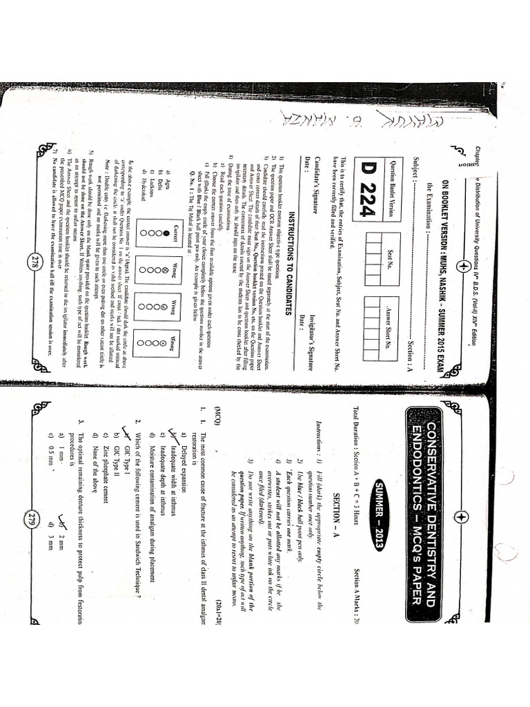 Cons Endo Mcqs | PDF