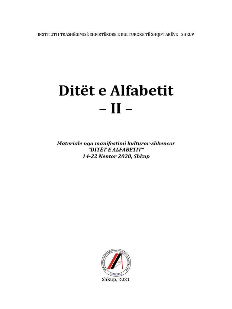 Ditet e Alfabetit II Naser OK | PDF