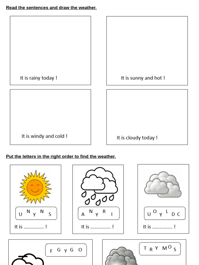 Weather-exercises | PDF