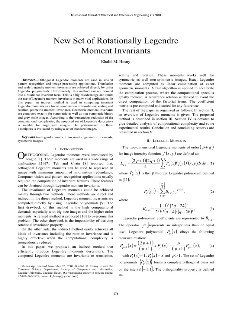 New Set of Rotationally Legendre | PDF | Mathematics | Applied Mathematics