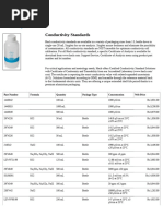 Sodium Chloride Conductivity Standards | PDF | Sodium Chloride | Chemistry