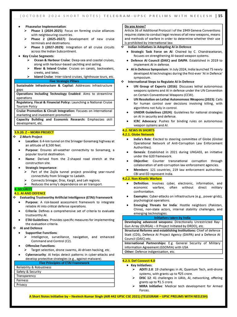 OCTOBER 2024 MONTHLY MAGAZINE SHORT NOTES-pages-5 | PDF | Membrane ...