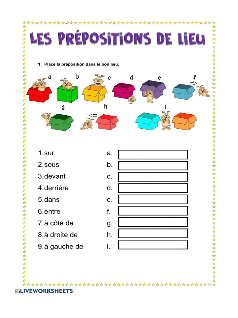 Les Prepositions | PDF