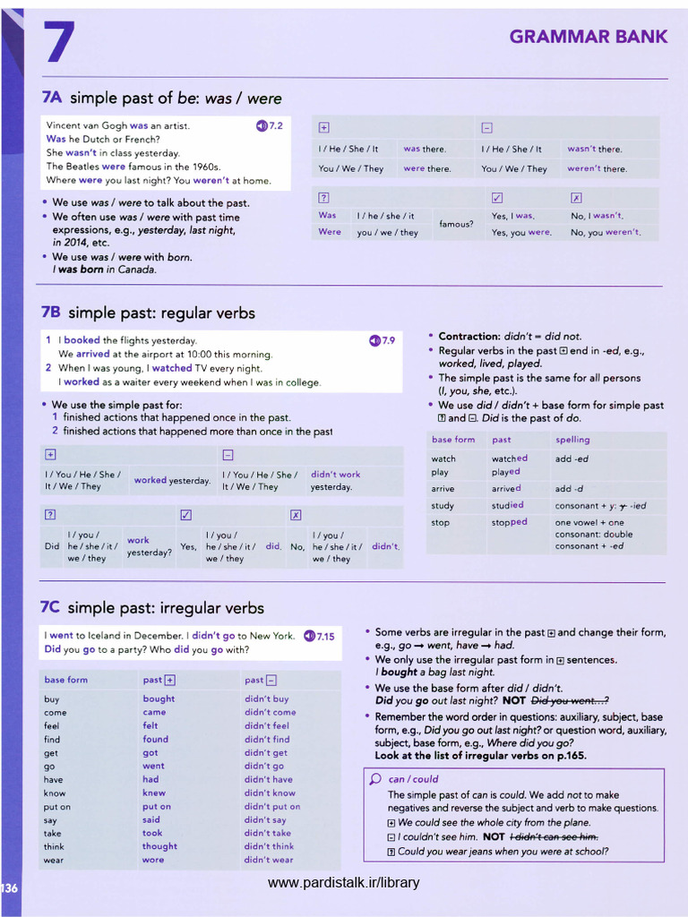 American English File Book 1 Student Book Third Edition-134-135 | PDF