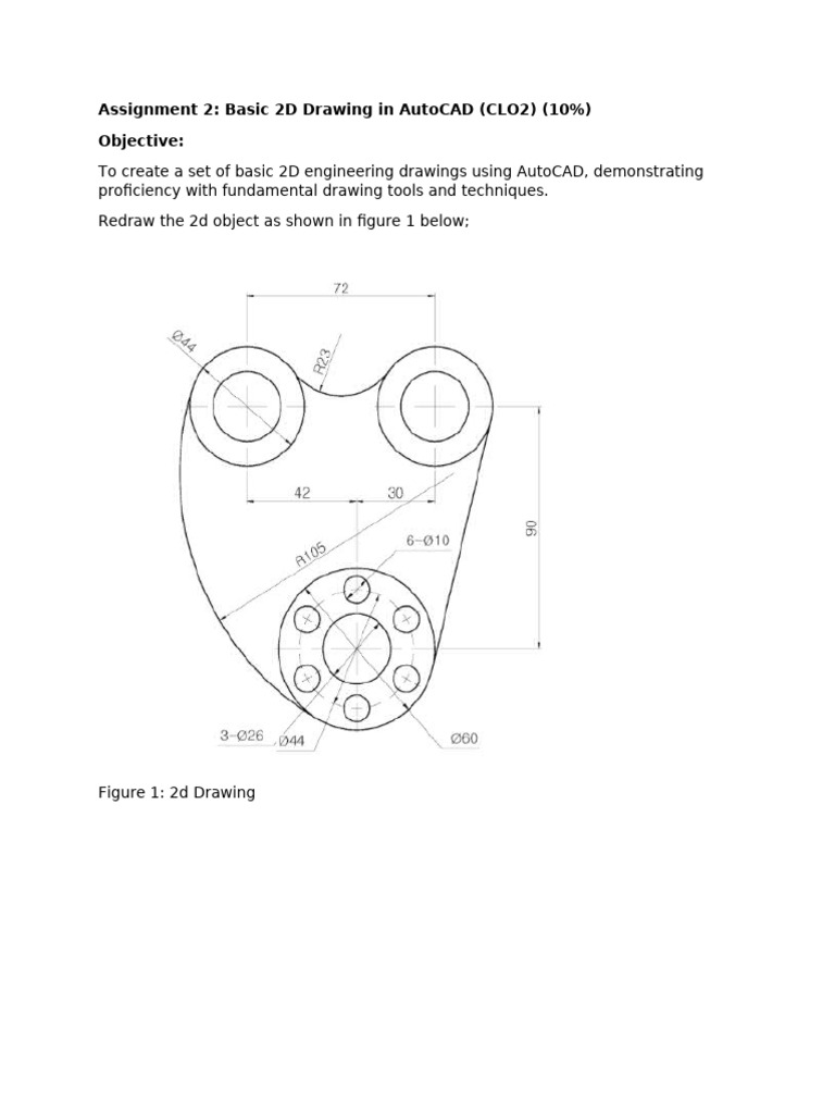 Assignment 2-Autocad (1) | PDF