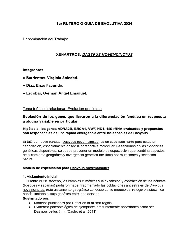 Rutero 3 - Ultima Presentacion | PDF | Gene | Adn mitocondrial