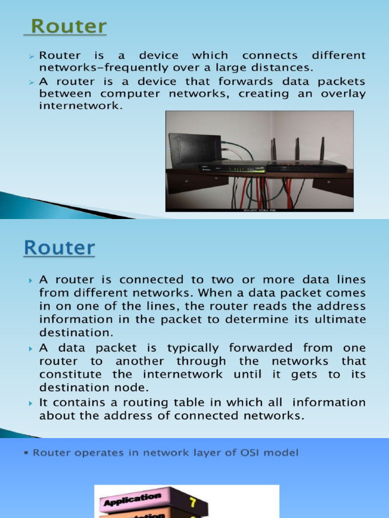 Router Basics | PDF