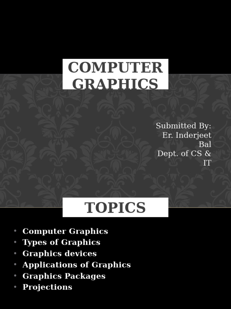 Understanding Computer Graphics Basics | PDF | Computer Graphics | Graphics