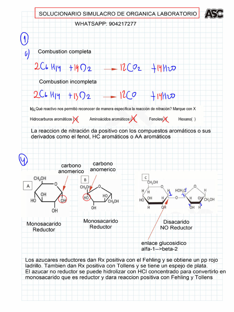 Sol Simulacro Laboratorio | PDF