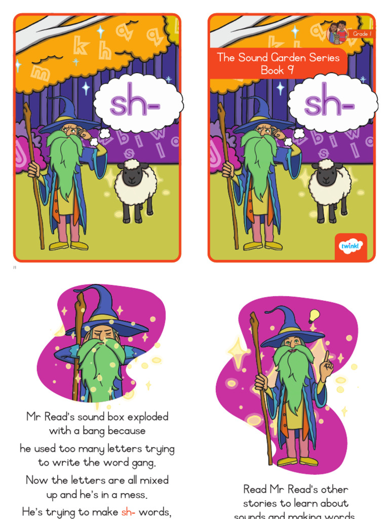 Sound Garden Book 9: Sh-Words Fun | PDF