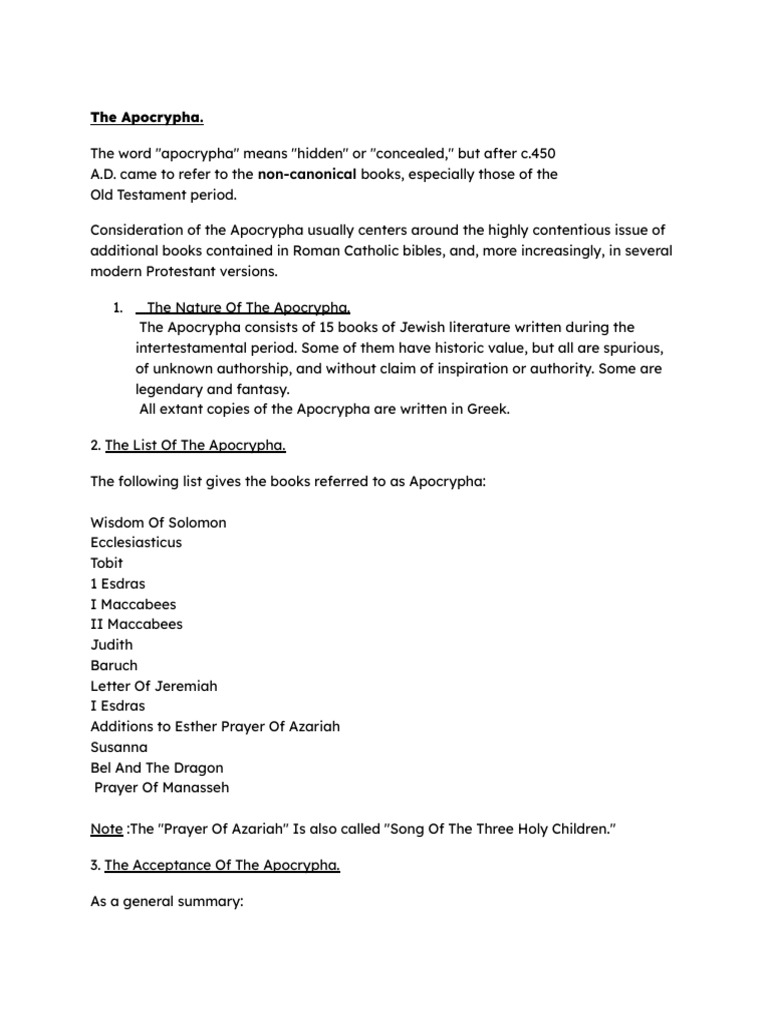 Biblio the Apocrypha | PDF | Biblical Canon | New Testament