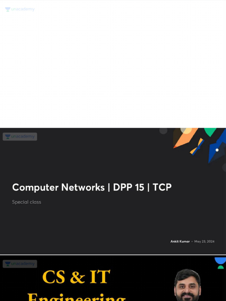 Computer Networks DPP 15 TCP With Anno | PDF