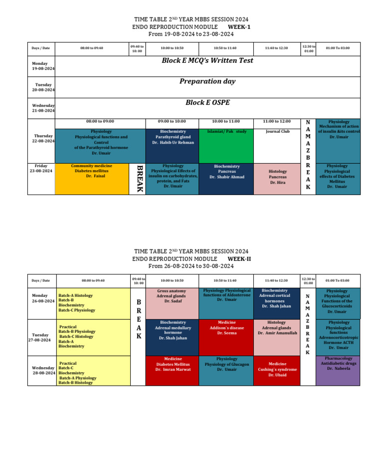 Endo - Reproduction - 2ND - Year - MBBS - 2024 Final Version | PDF ...
