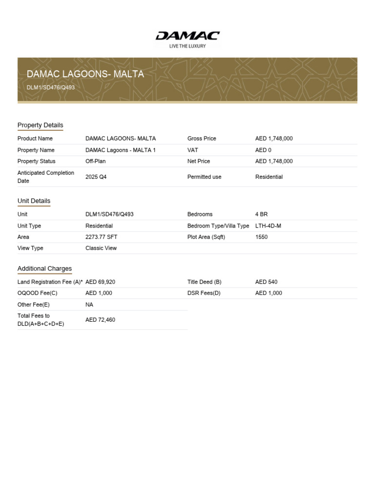 Damac Inventorydetail Clone | PDF | Payments