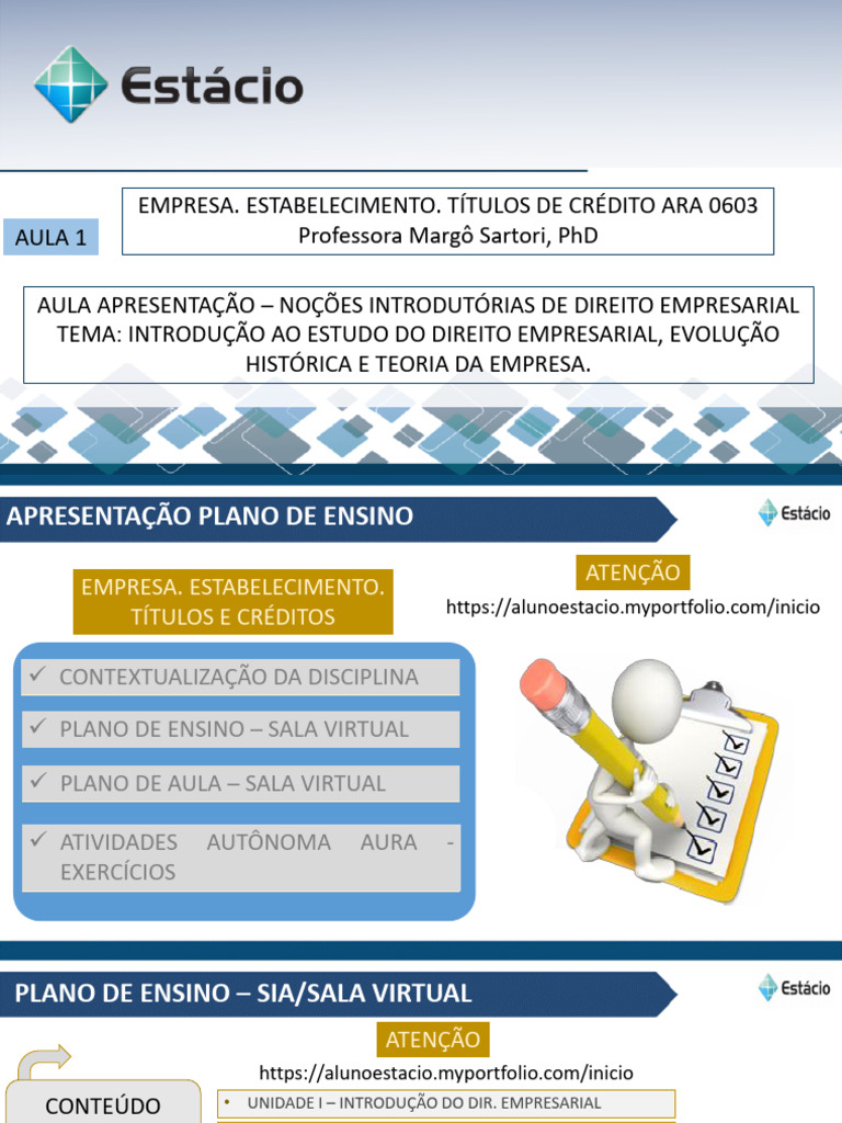 Aula 01 APRESENTA O EVOLU O HIST RICA TEORIA EMP E SOCIED 2023 2 ALUNO 1 | PDF