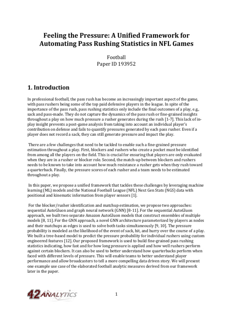 2024 Feeling The Pressure - A Unified Framework For Automating Pass ...