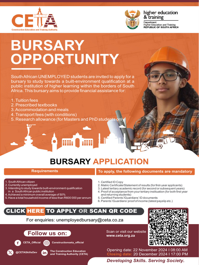 Bursary Opportunity Built Environment v4 | PDF