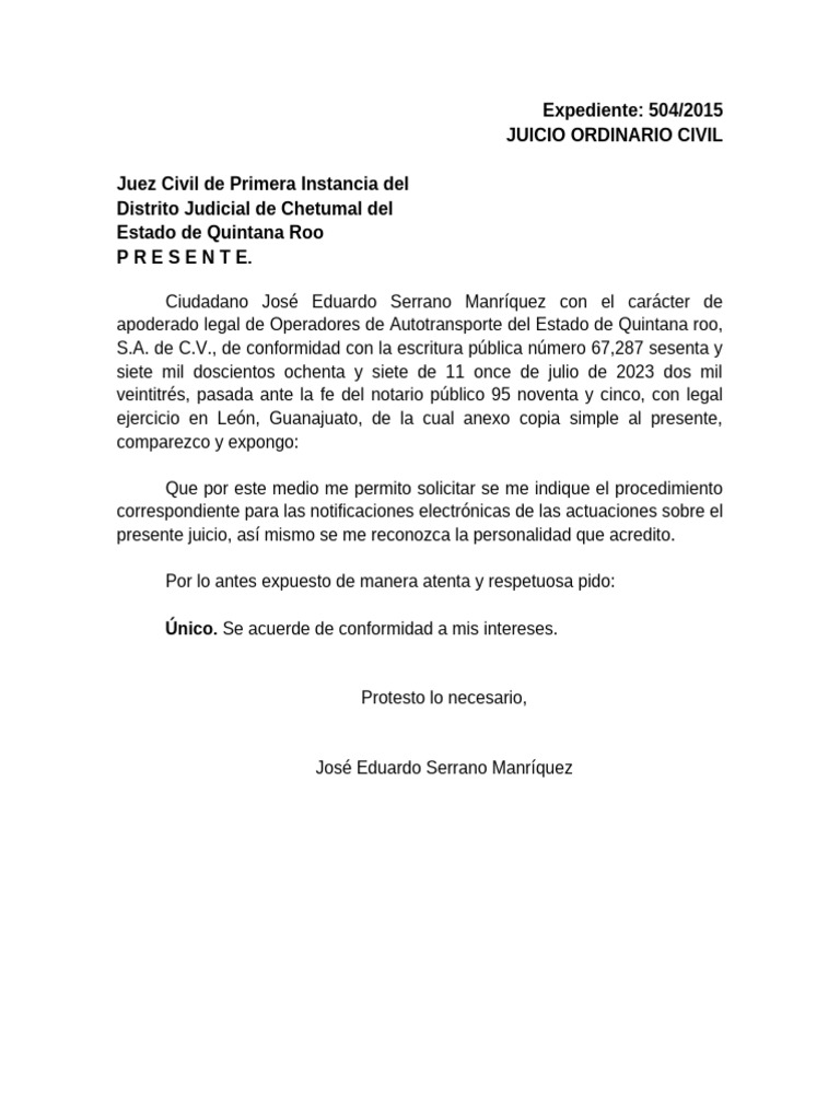 Promoción Subsecuente | PDF