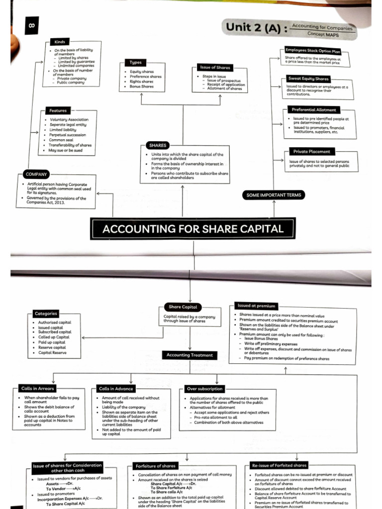 Accounts Class 12th Mindmaps | PDF