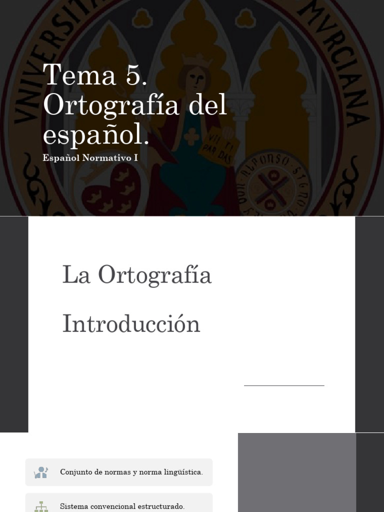 Normas y Evolución de la Ortografía Española | PDF | Ortografía ...