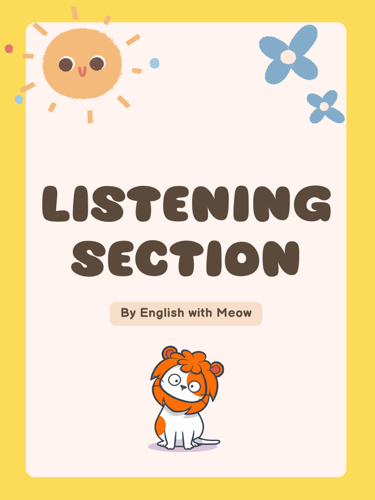 Unit 3 Listening Pdf