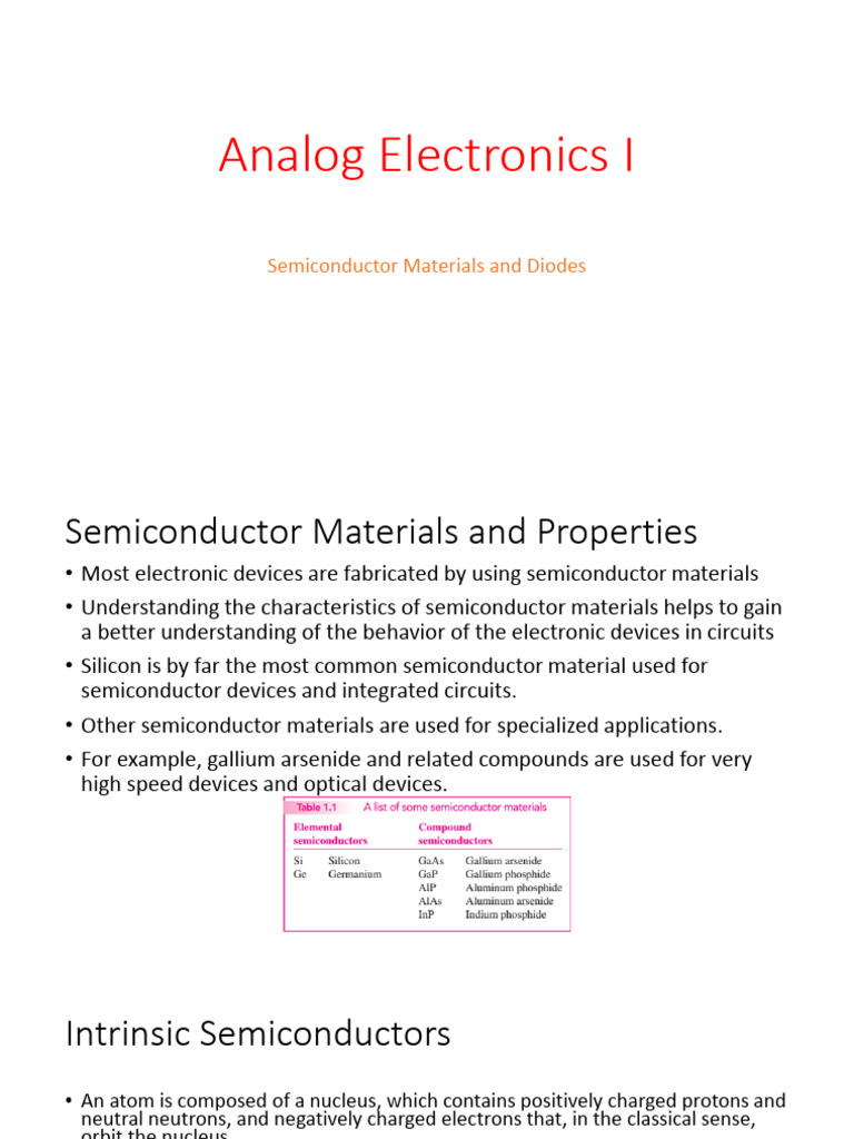 ECE 201)-ch-1 - | PDF | P–N Junction | Semiconductors