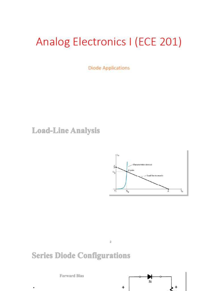 ECE 201) - ch-2 | PDF | Rectifier | Diode