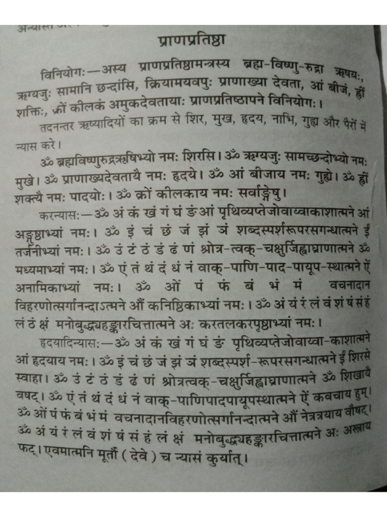 Pran Pratistha | PDF