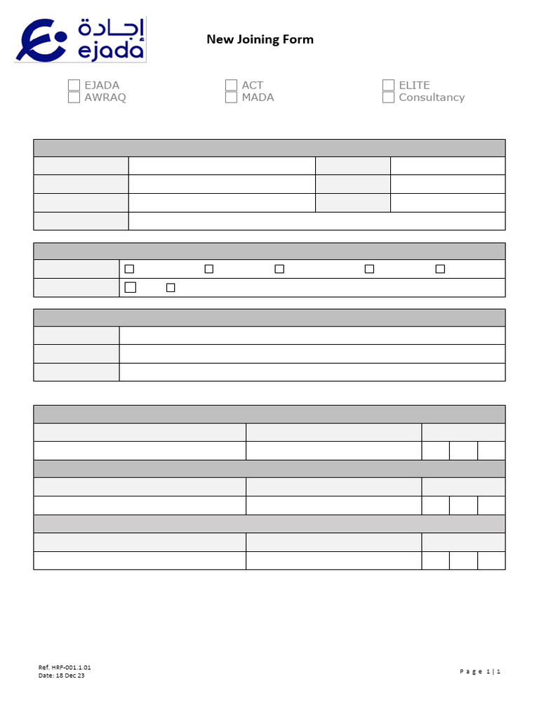 All Joining Forms | PDF