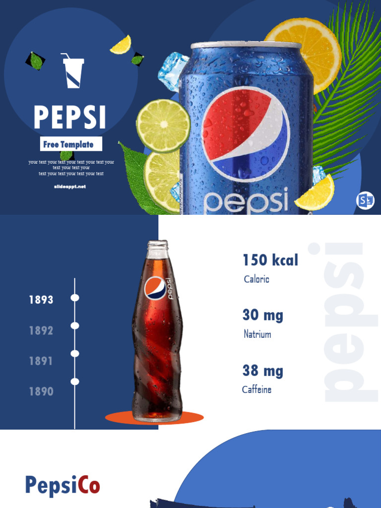 Pepsi-Template-slidesppt.net_ | PDF | Pepsi Co