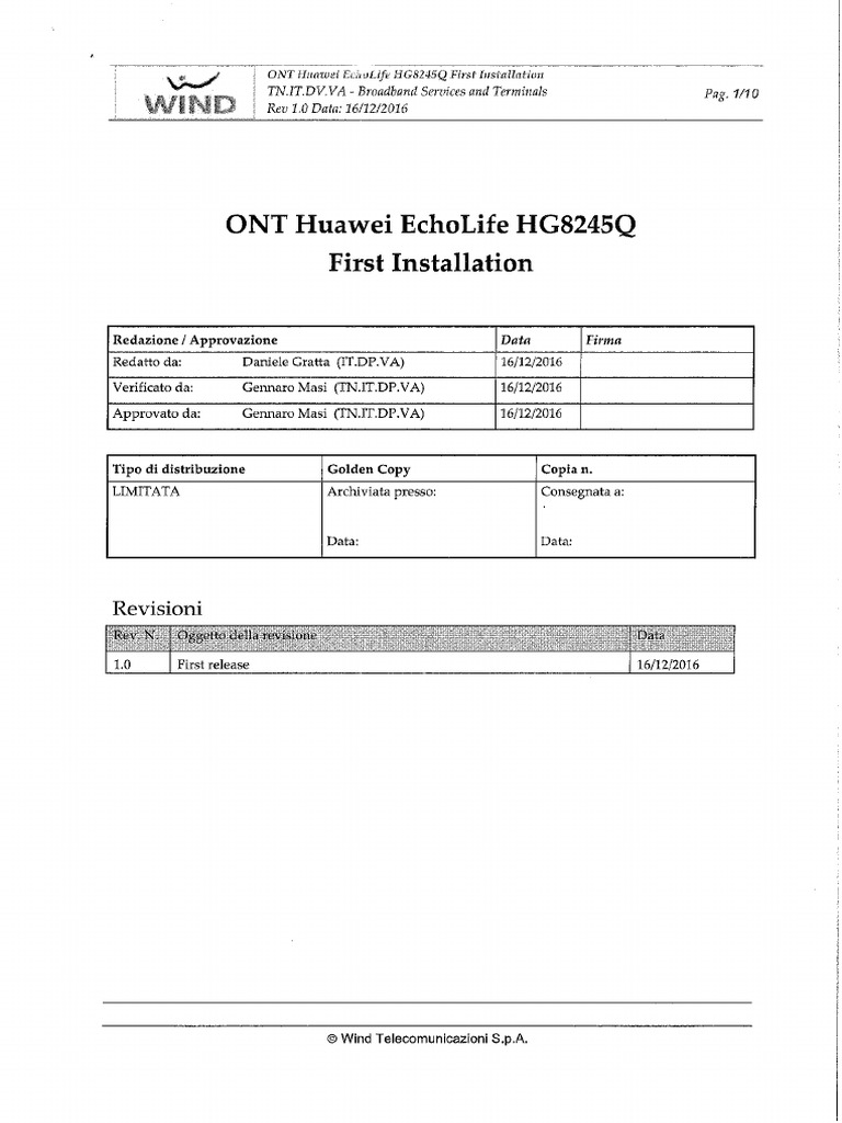 ONT Huawei HG8245Q | PDF