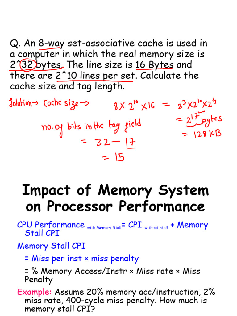 ACA_Lecture_27_Cache_Optimizations | PDF | Cpu Cache | Central Processing Unit