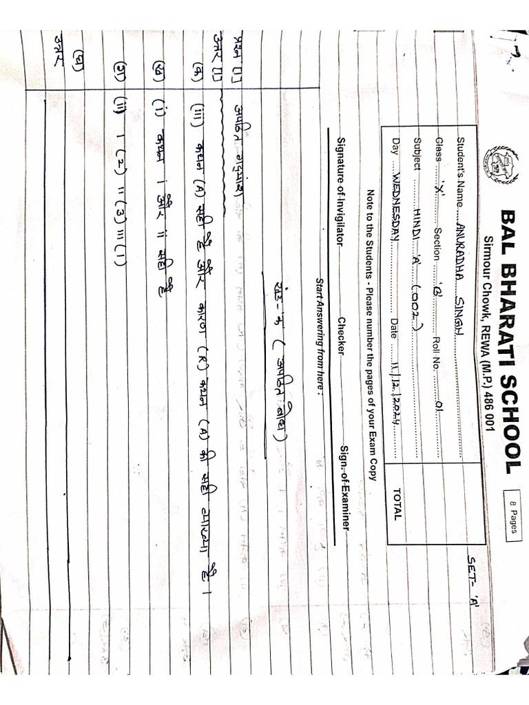 Sample of Board Exam | PDF