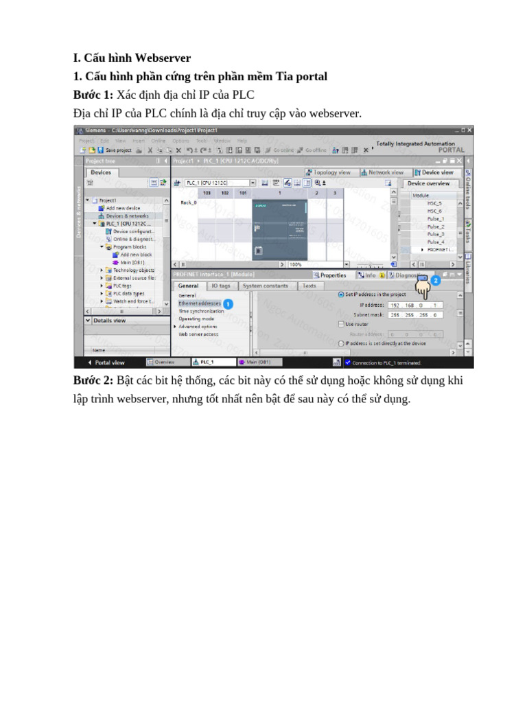 Webserver Local PLC S7-T.Vui | PDF