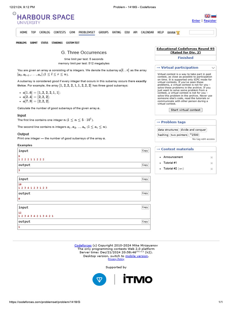 Problem 1418g Codeforces Pdf Software Computer Engineering