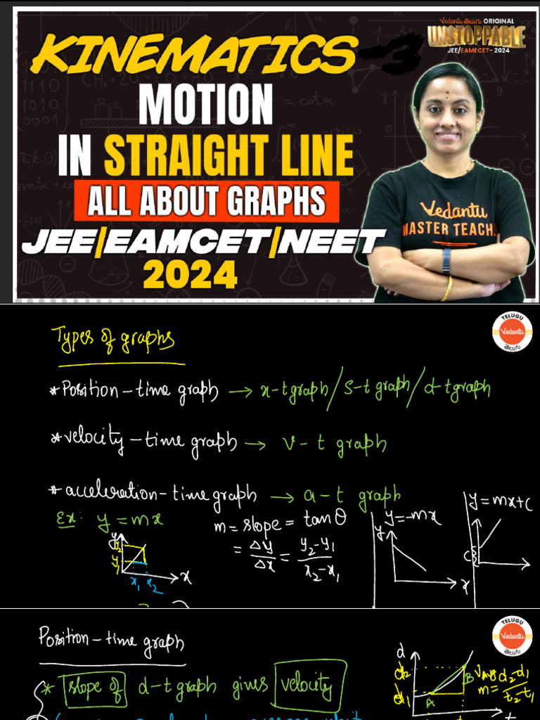 Kinematics Graphs 2024 PDF | PDF