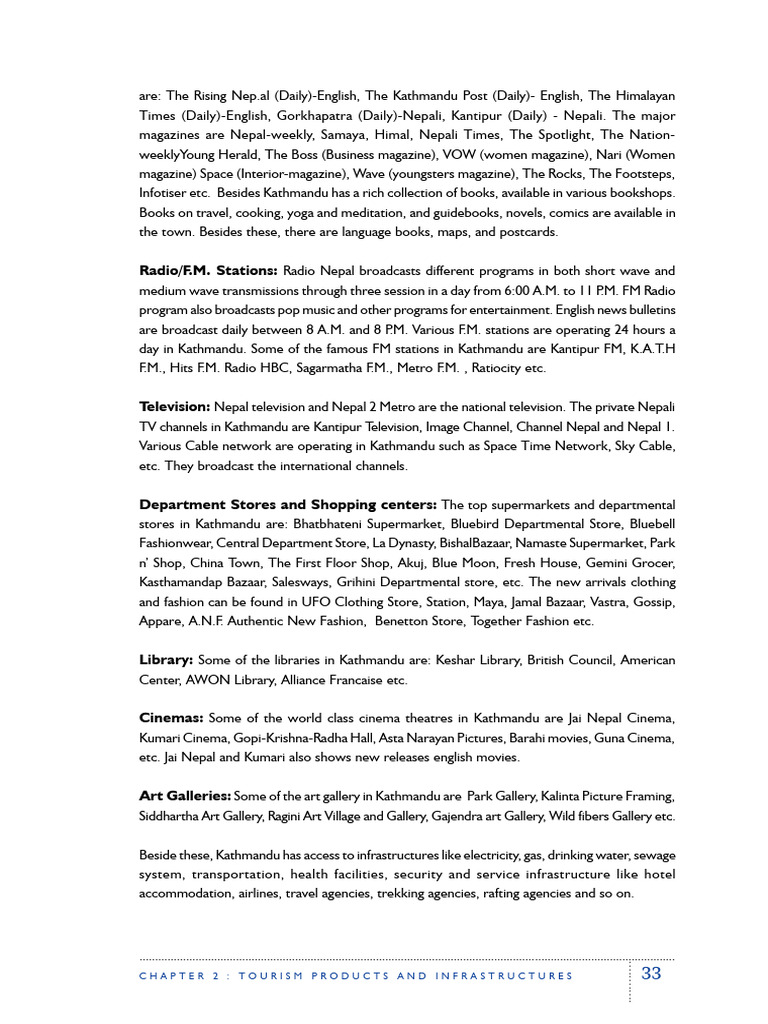 Kathmandu_guidebook-39 | PDF | Kathmandu | Broadcasting