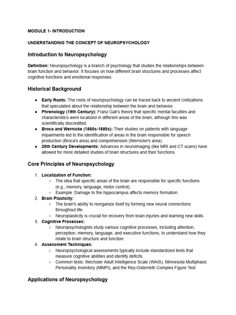Neuro Unit 1,2, 4,5 + Lobe Functions and Syndromes | PDF ...
