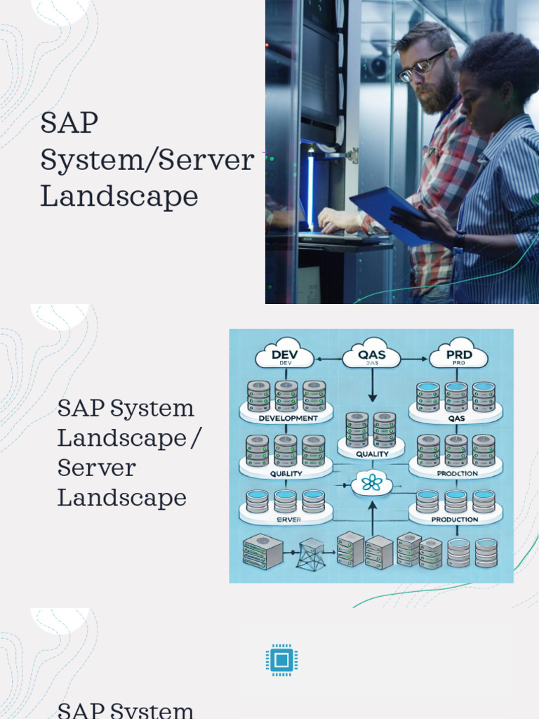SAP System Server Landscape 1734786009 | PDF | System | Computing