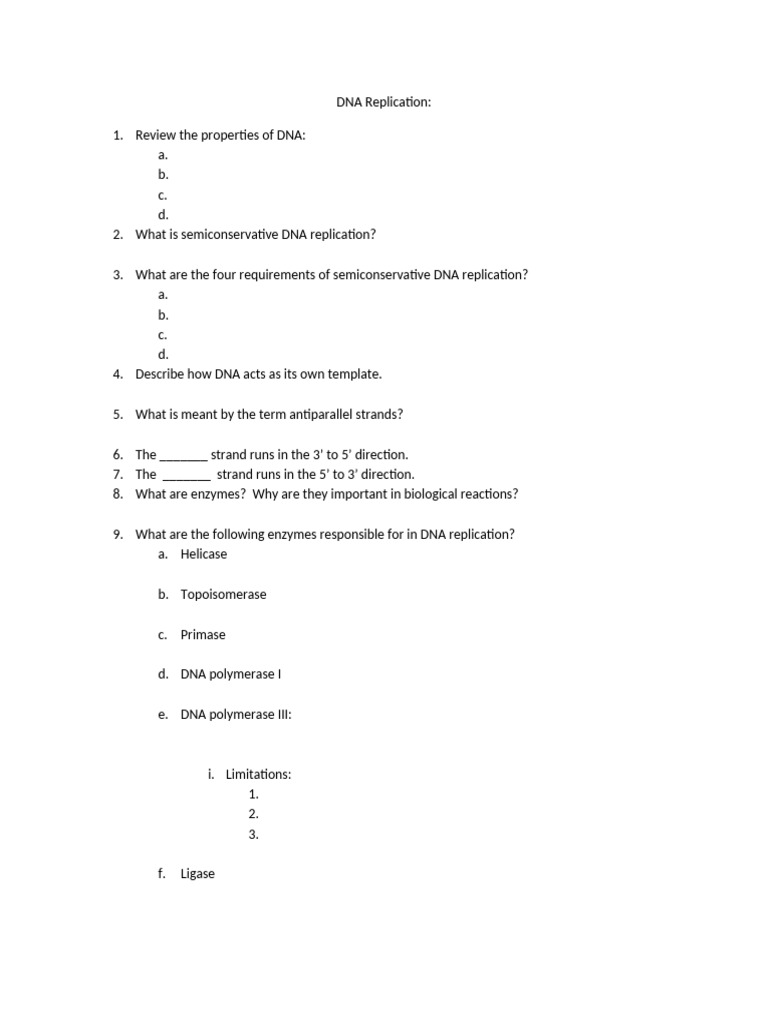 DNA Replication | PDF