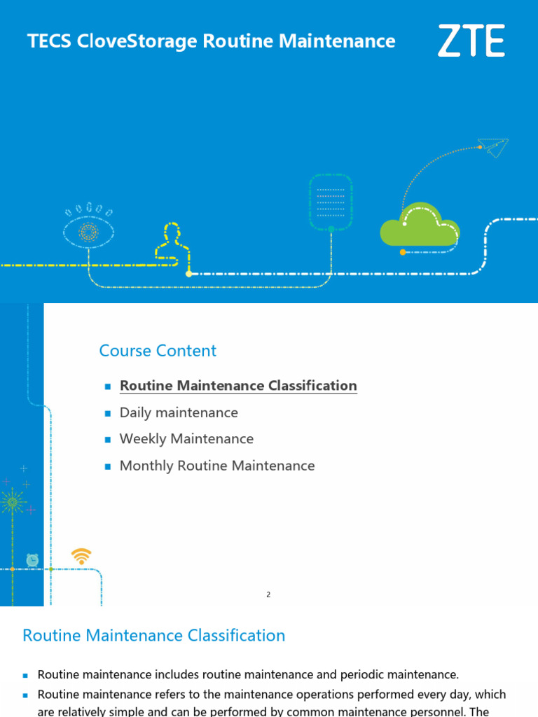 8-NV - SM2013 - E01 - 1 TECS CloveStorage Routine Maintenance-40p | PDF | Information Technology ...