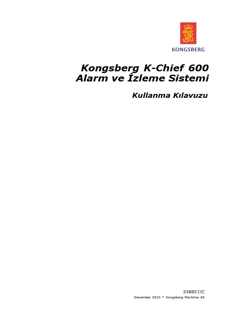 K-Chief 600 Kullanma Kılavuzu | PDF