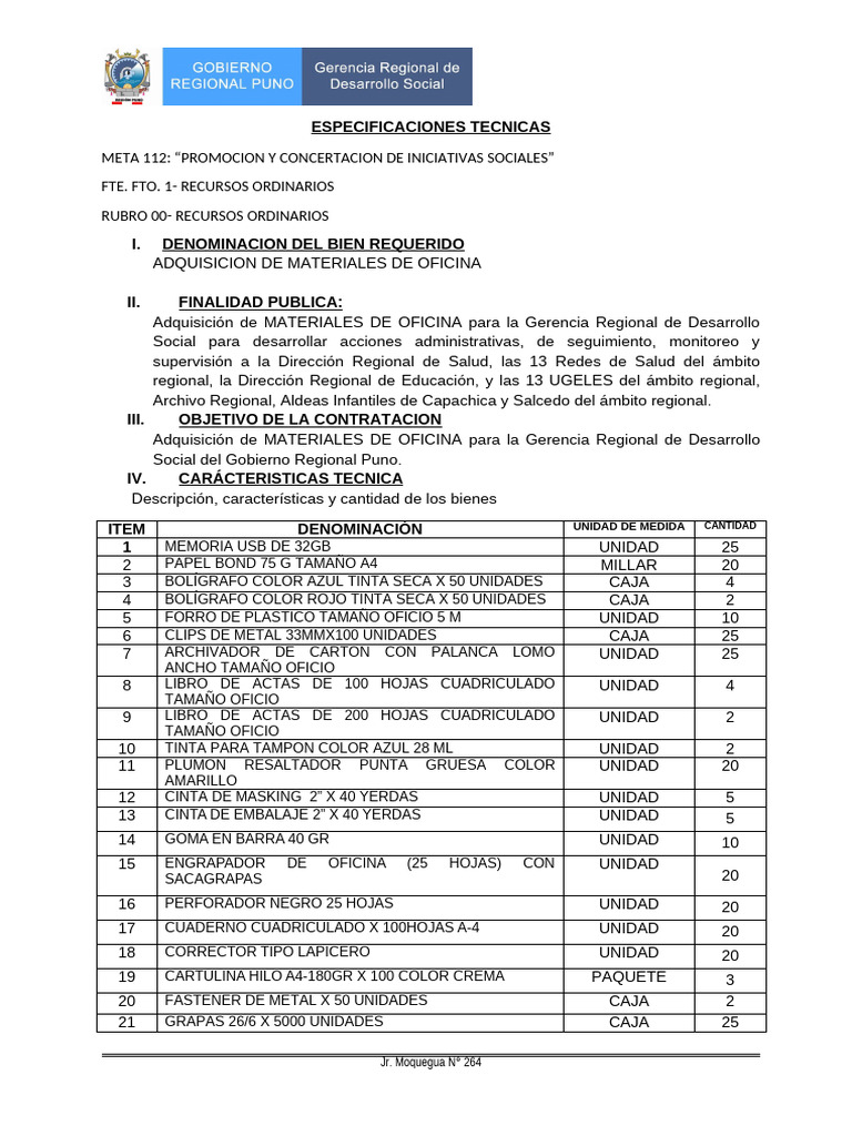 Ee. Tt. Mat. Escritorio 2024 | PDF | Papelería | Materiales de impresión