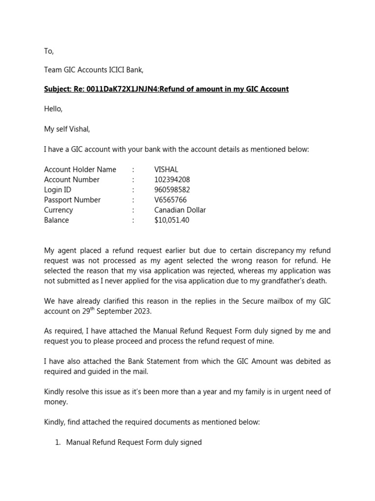 Letter of Direction | PDF