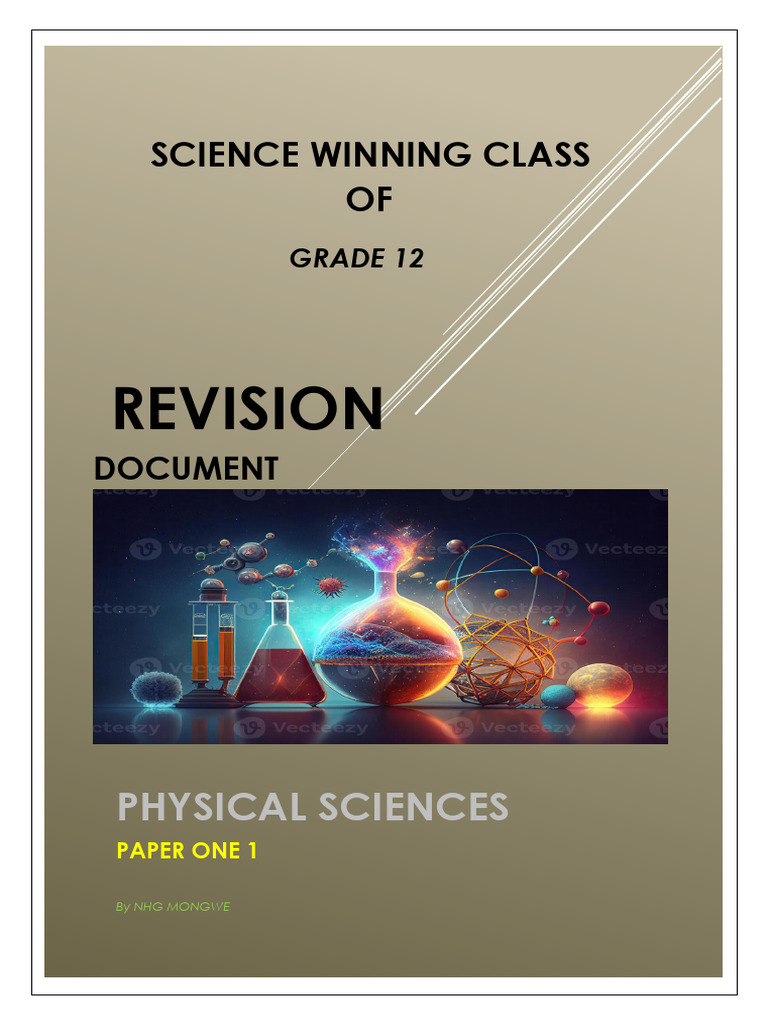 Grade 12 Physics Revision Guide | PDF | Force | Momentum