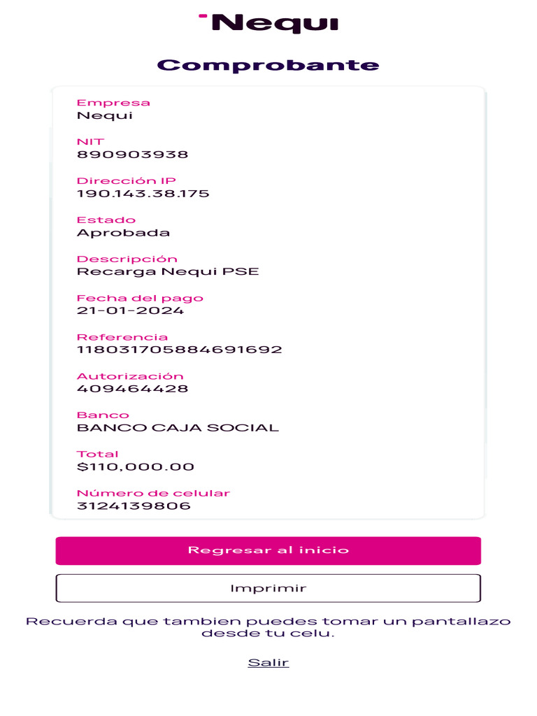 Recarga PSE Nequi 3 | PDF