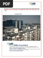 BOQ - 5MW Ground Mounted Solar PV Plant | PDF | Loans | Interest