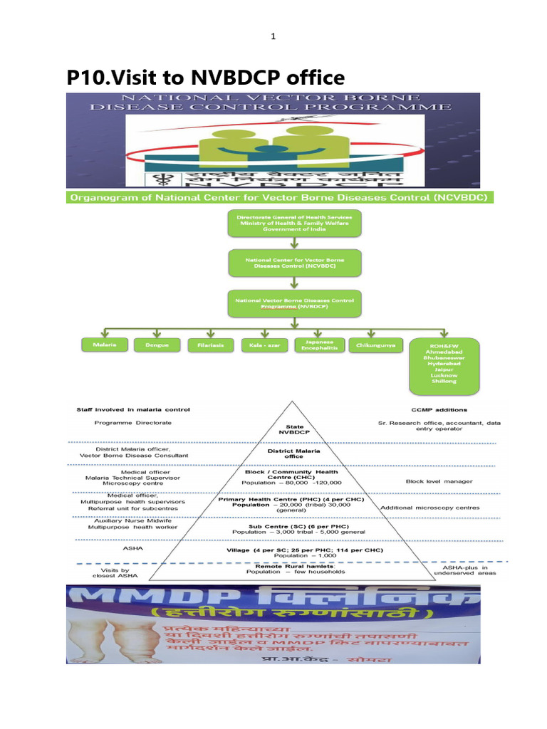P10. Visit To NVBDCP Office | PDF