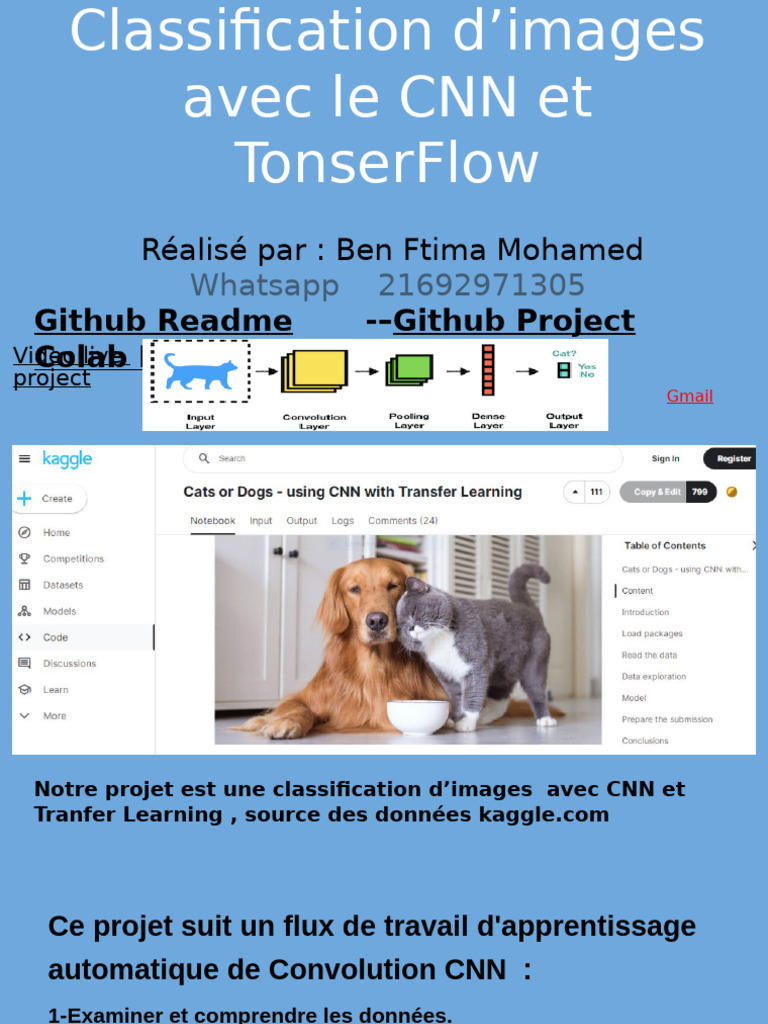 Classification D'images Avec Le CNN Et TonserFlow | PDF | Mathématiques ...
