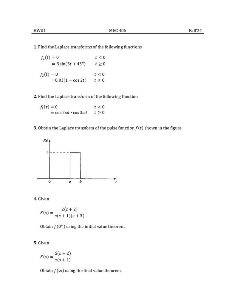 Homework1-No Submission | PDF